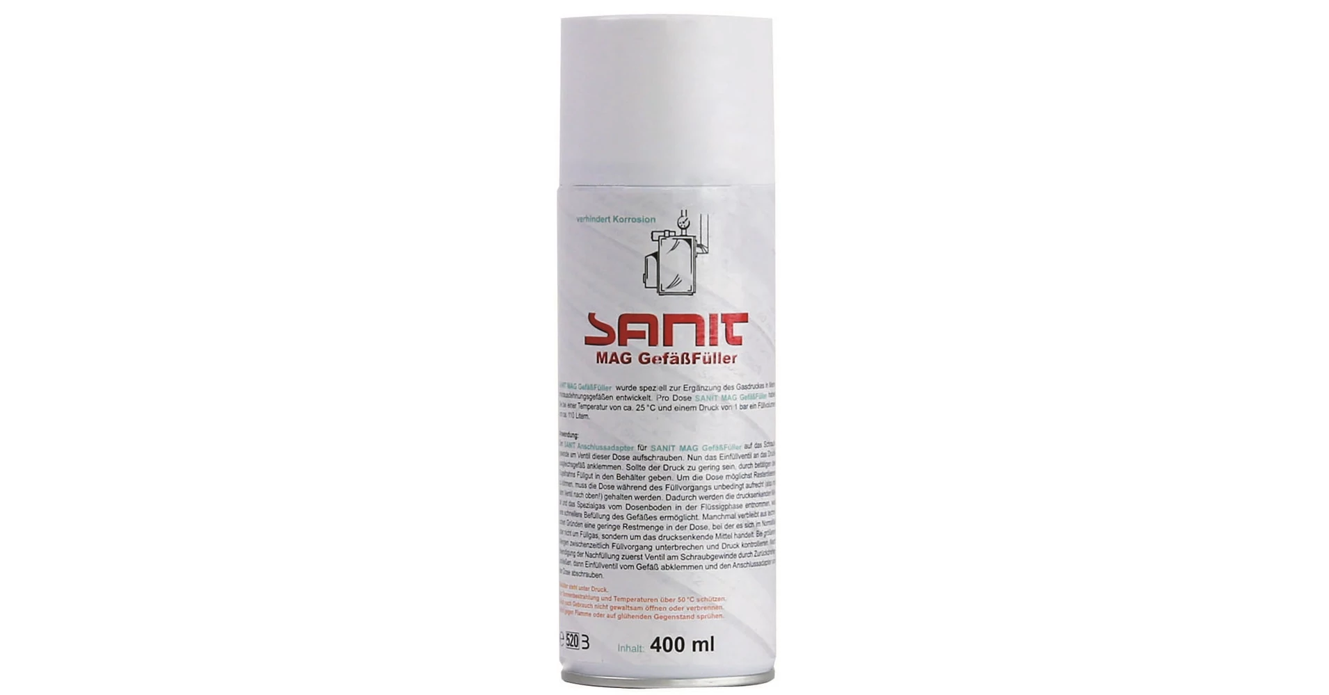 SANIT MAG tágulási tartály töltő spray 400ml - SANIT-CHEMIE GmbH ...