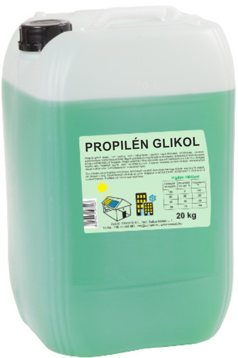 Propilén glikol fagyálló, tömény, -58°C, 20 kg/kanna - Bolko Energy Kft ...